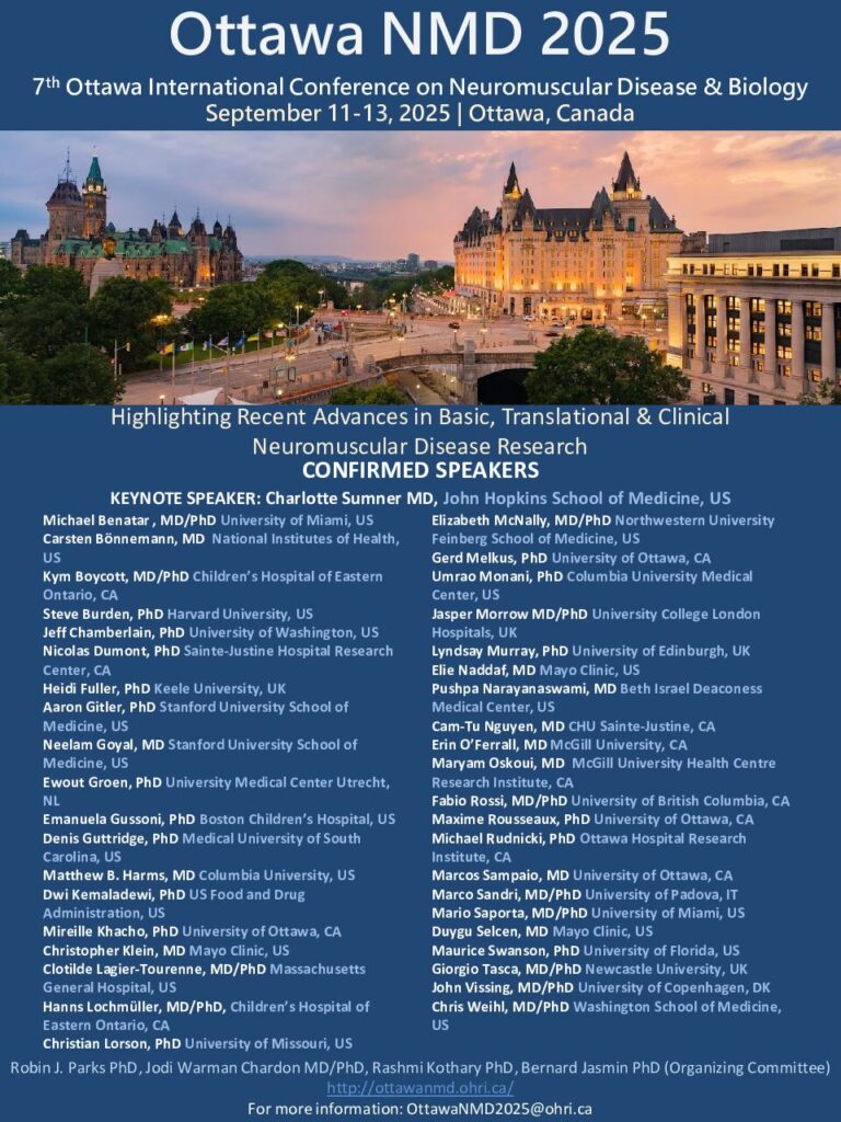Ottawa NMD 2025 Conference - Canadian Rare Disease Network